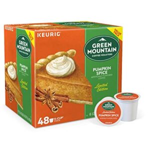 Green Mountain Pumpkin Spice Flavor Coffee, Keurig K-Cups, 48 Count