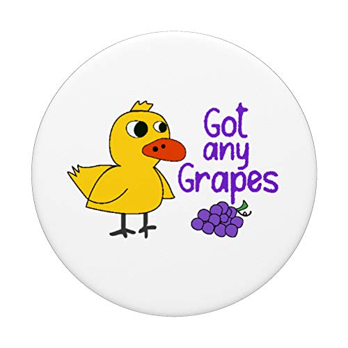 Duck Lovers Got Any Grapes PopSockets PopGrip: Swappable Grip for Phones & Tablets