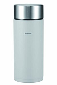 hario stick bottle insulated travel mug, 350ml, grey