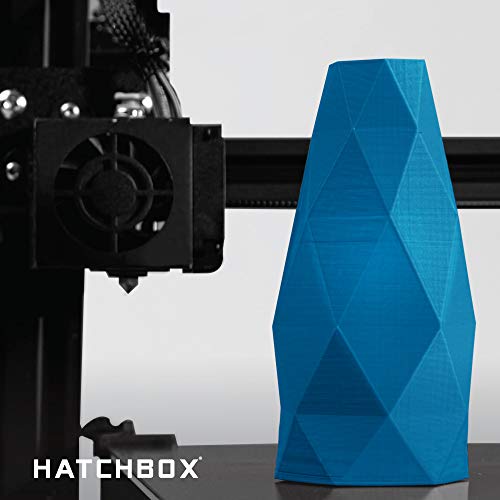 HATCHBOX Paint-Free ABS 3D Printer Filament, Dimensional Accuracy +/- 0.03 mm, 1 kg Spool, 1.75 mm, Blue