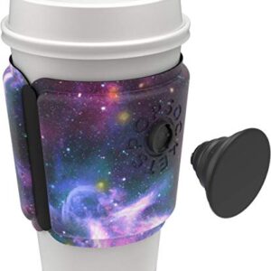 PopSockets PopThirst Cup Sleeve, Drink Holder, Koozie - Blue Nebula