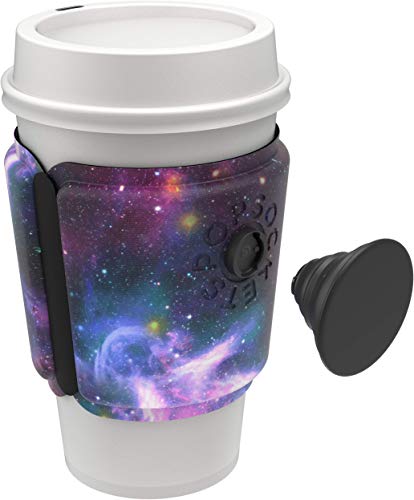 PopSockets PopThirst Cup Sleeve, Drink Holder, Koozie - Blue Nebula