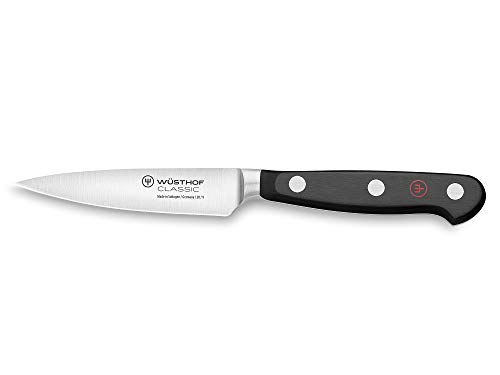 WÜSTHOF Classic 3.5" Demi Bolster Paring Knife, Black