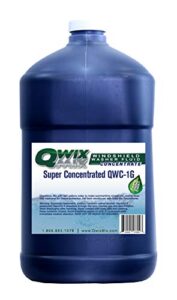 qwix mix windshield washer fluid concentrate, 1 gallon makes 500 gallons - 100% biodegradable grime & dirt remover, superior commercial grade glass cleaner, single…