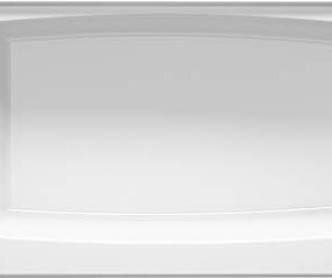 KOHLER K-26109-RA-0 Entity 60-Inch x 30-Inch Alcove Bath with Integral apron, integral flange and right hand drain, White