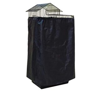 alfie pet - zouey bird polyester cage cover - color: black