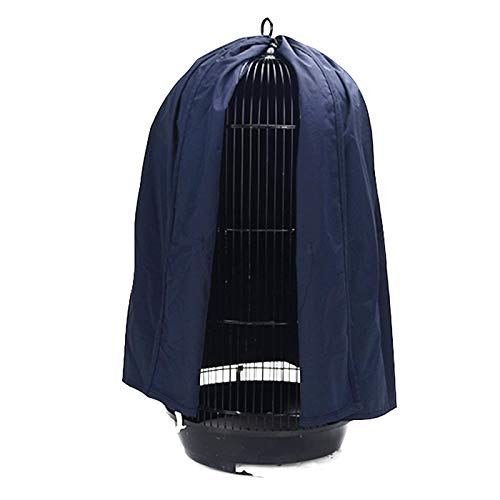 Alfie Pet - Ridley Bird Classic Round Dome Cage Cover - Color: Navy