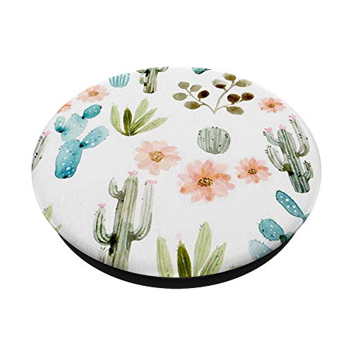 Cactus Pop Mount Socket Desert Plant and Flowers PopSockets PopGrip: Swappable Grip for Phones & Tablets