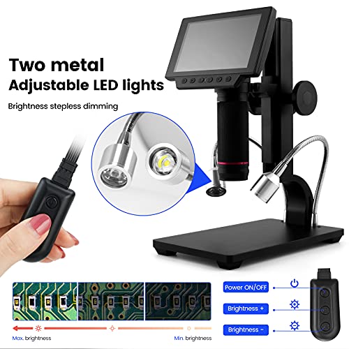 Andonstar ADSM302 1080P HDMI Portable USB Digital Microscope with Adjust Screen for Soldering and Phone Repair