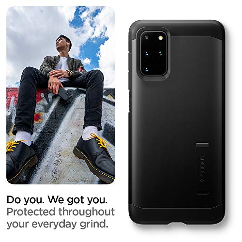 Spigen Tough Armor [Extreme Protection Tech] Designed for Samsung Galaxy S20 Plus Case (2020) - Black