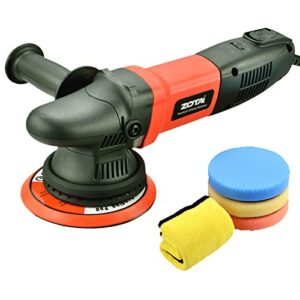 zota buffer polisher, 15mm long-throw orbital polisher, 6-inch dual action polisher 850w polisher for car detailing with variable speed soft start-rp1506