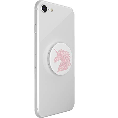 PopSockets: PopGrip with Swappable Top for Phones and Tablets - (Unifloral White)