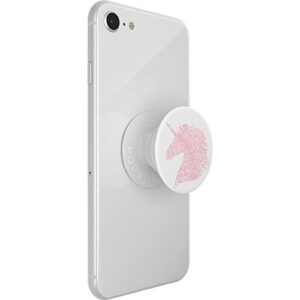 PopSockets: PopGrip with Swappable Top for Phones and Tablets - (Unifloral White)