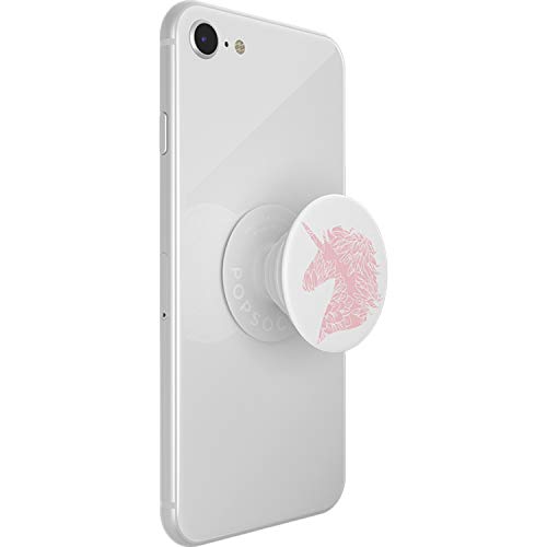 PopSockets: PopGrip with Swappable Top for Phones and Tablets - (Unifloral White)