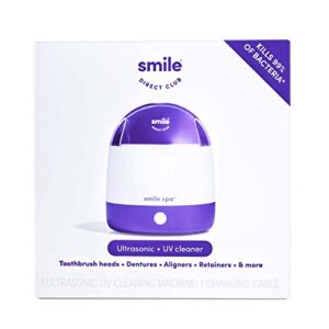 smiledirectclub smile spa ultrasonic and uv cleaning machine for aligners, retainers, toothbrush heads, and more