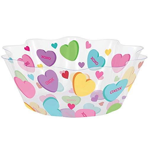 TBP Valentine’s Day 8” Plastic Serving Bowl