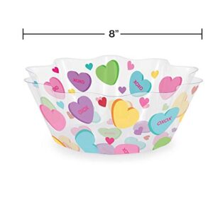 TBP Valentine’s Day 8” Plastic Serving Bowl