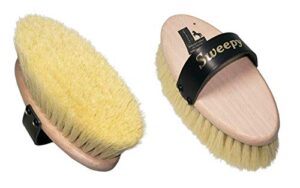 william leistner premium quality natural bristle sweepy horse grooming brush