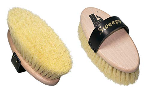 William Leistner Premium Quality Natural Bristle Sweepy Horse Grooming Brush