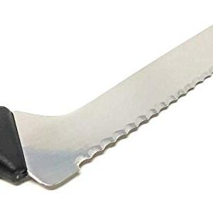 F. Dick Pro-Dynamic 7 Inch Offset Serrated Slicer - German Made Knife