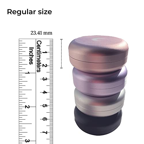 Brando Moon Purple Pocket Storage Case Container Smell Proof and Air Tight - Easy to Carry and Best Way to Preserve & Coffee - 2.1 x 0.9"