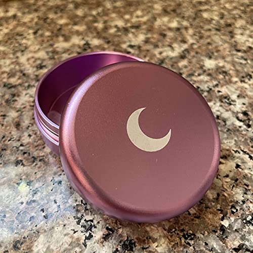 Brando Moon Purple Pocket Storage Case Container Smell Proof and Air Tight - Easy to Carry and Best Way to Preserve & Coffee - 2.1 x 0.9"