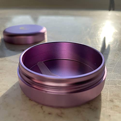 Brando Moon Purple Pocket Storage Case Container Smell Proof and Air Tight - Easy to Carry and Best Way to Preserve & Coffee - 2.1 x 0.9"