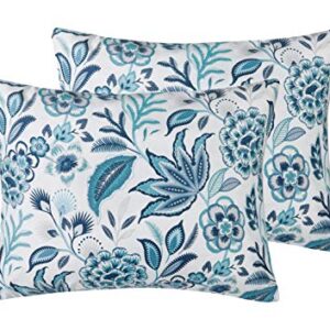 Tahari Home - Full Comforter Set, 3-Piece Bedding with Matching Shams, Stylish Home Decor (Val Blue, Full/Queen)