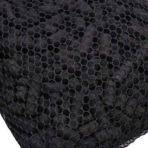 10 lbs (5 lbs x 2) Premium Virgin Activated Carbon Charcoal Pellets in Media Bags for Aquarium Fish Tank Koi Pond Reef Filter Media, Total 10 lbs (2 Bags)