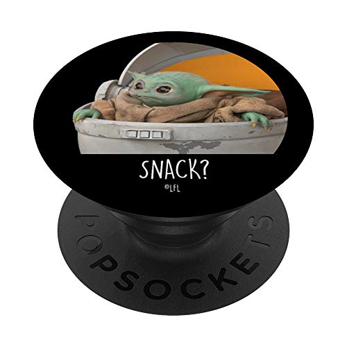 Star Wars The Mandalorian The Child Snack Time PopSockets PopGrip: Swappable Grip for Phones & Tablets