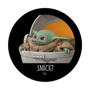 Star Wars The Mandalorian The Child Snack Time PopSockets PopGrip: Swappable Grip for Phones & Tablets