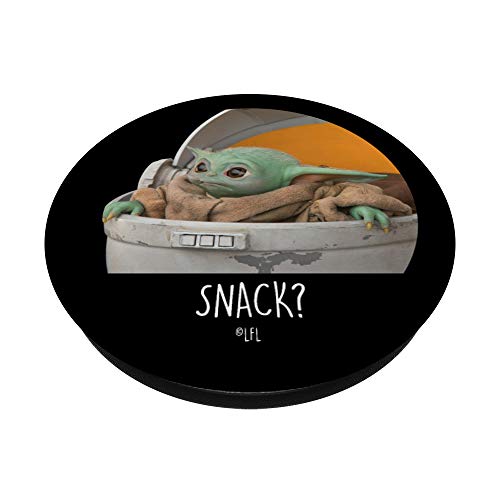 Star Wars The Mandalorian The Child Snack Time PopSockets PopGrip: Swappable Grip for Phones & Tablets