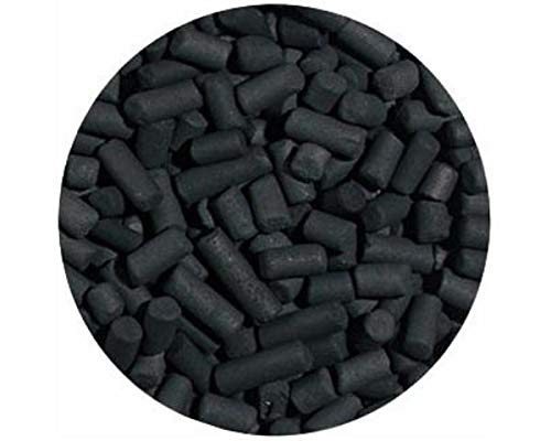 50 LB Premium Virgin Activated Carbon Charcoal Pellets for Aquarium Fish Tank Fish Pond Reef Filter, Bulk Filter Media with 2 Free Media Filter Bags