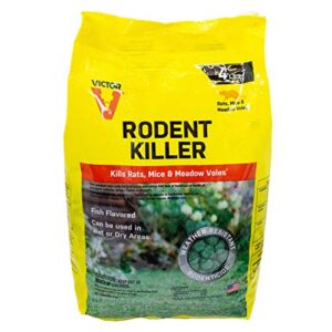 victor m925 ready-to-use rodent poison killer - kills rats, mice, and meadow voles