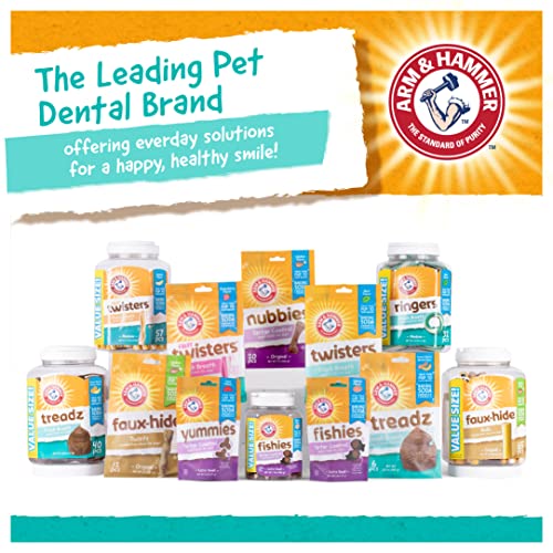 Arm & Hammer for Pets Ringers Fresh Breath Dental Treats for Dogs, Value Pack, 32 Pcs | Dog Dental Chews Fight Bad Dog Breath, Plaque & Tartar Without Brushing | With Baking Soda