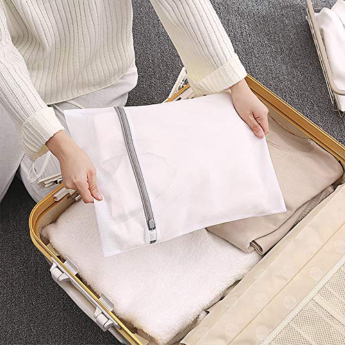 Mesh Laundry Bags for Delicates with Premium Zipper, Laundry Bag for Washing Machine, Lingerie Bags for Laundry, Blouse, Hosiery, Stocking, Underwear, Bra,Sock and Shoes Laundry Wash Bag (6Pcs).…