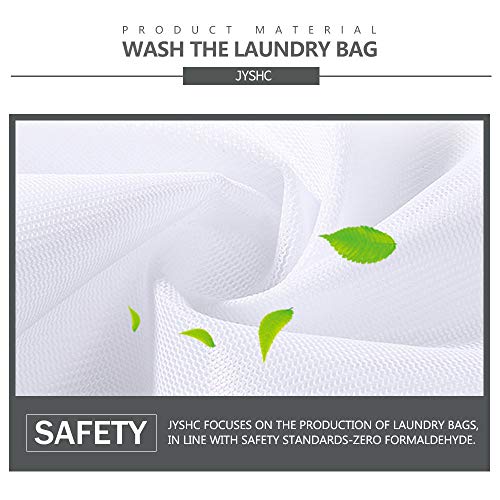 Mesh Laundry Bags for Delicates with Premium Zipper, Laundry Bag for Washing Machine, Lingerie Bags for Laundry, Blouse, Hosiery, Stocking, Underwear, Bra,Sock and Shoes Laundry Wash Bag (6Pcs).…