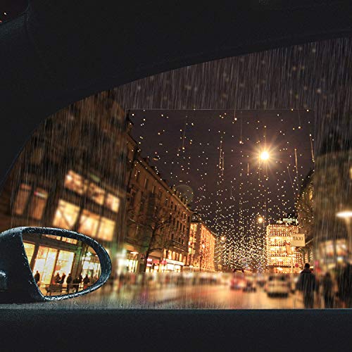 4 Pieces Car Rearview Mirror Film Rainproof Waterproof Mirror Film Anti Fog Clear Nano Coating Car Film for Car Rear View Mirrors Side Windows