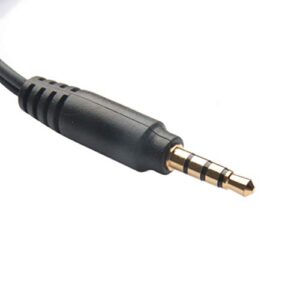 Healifty 3.5mm Stereo Audio Male to 2 Female Adapter Headphone Mic Y Splitter Cable Adapter