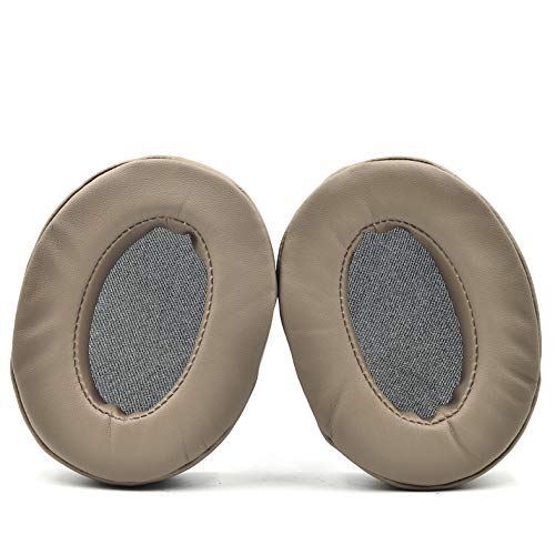 Defean Ear Pads for Audio Technica M30 M40 M50 M50X M50S M40X Headphone (Brown PU Earpads)