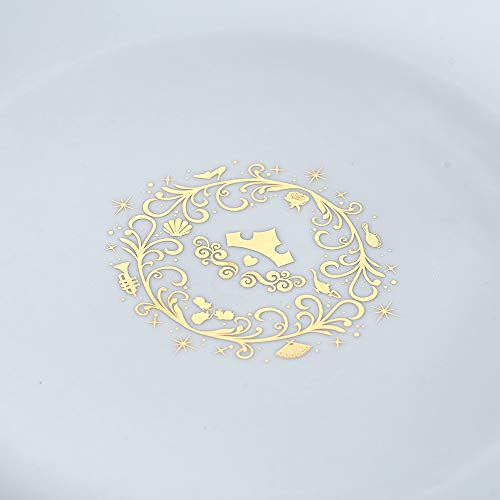 Disney Princess 16" Porcelain Serving Platter with Gold Detail