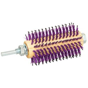 weaver livestock fluffer mini pnhead flff roto brush, purple, 1 count (pack of 1)