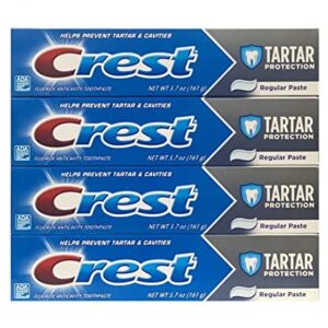 Crest Tartar Protection, Regular Paste, 5.7 ounces (Pack of 4)