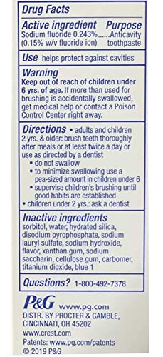 Crest Tartar Protection, Regular Paste, 5.7 ounces (Pack of 4)