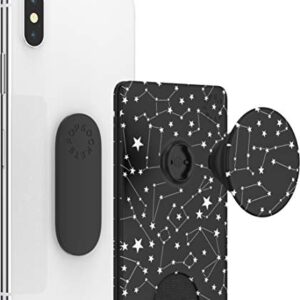 PopSockets Phone Wallet with Expanding Phone Grip, Phone Card Holder - In The Stars