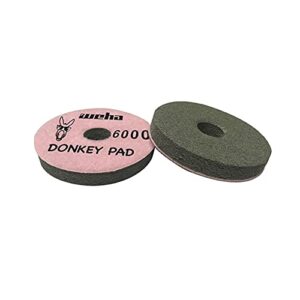 weha 4 inch donkey quartz face polish surface polishing pad - 6000 grit