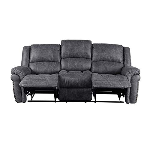 Hawthorne Collections Socorro Reclining Reclining Sofa - Gray