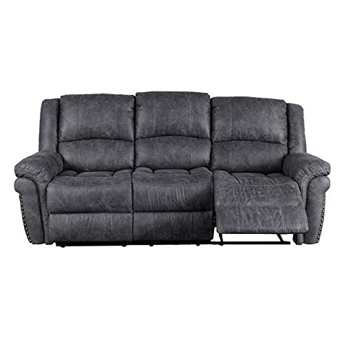 Hawthorne Collections Socorro Reclining Reclining Sofa - Gray