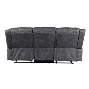 Hawthorne Collections Socorro Reclining Reclining Sofa - Gray