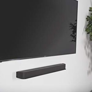 EZ-Hang by HANGMAN No Stud Premium Sound bar Shelf, 38", Black Powder Coat